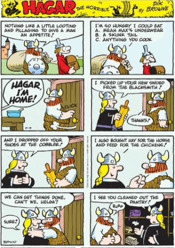 20 most unforgettable comics of Hagar the horrible full of humor ...