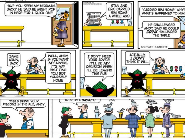 These are the 20 Best funny comics of Andy Capp Comics - Funny Comics